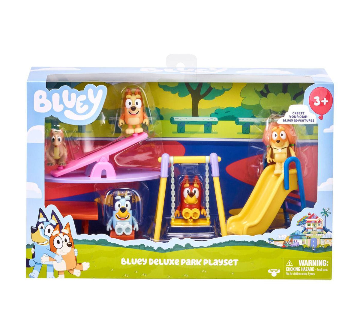 Bluey Deluxe Park Themed Playset – Pooky Toys
